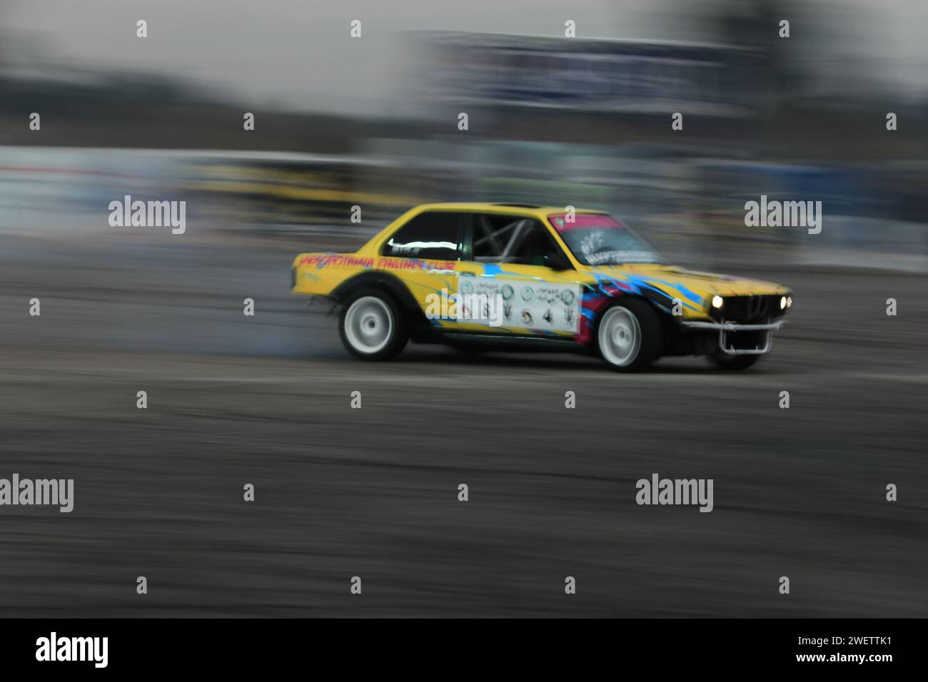 Baghdad, Iraq. 26th Jan, 2024. A car pictured during a motorsport ...