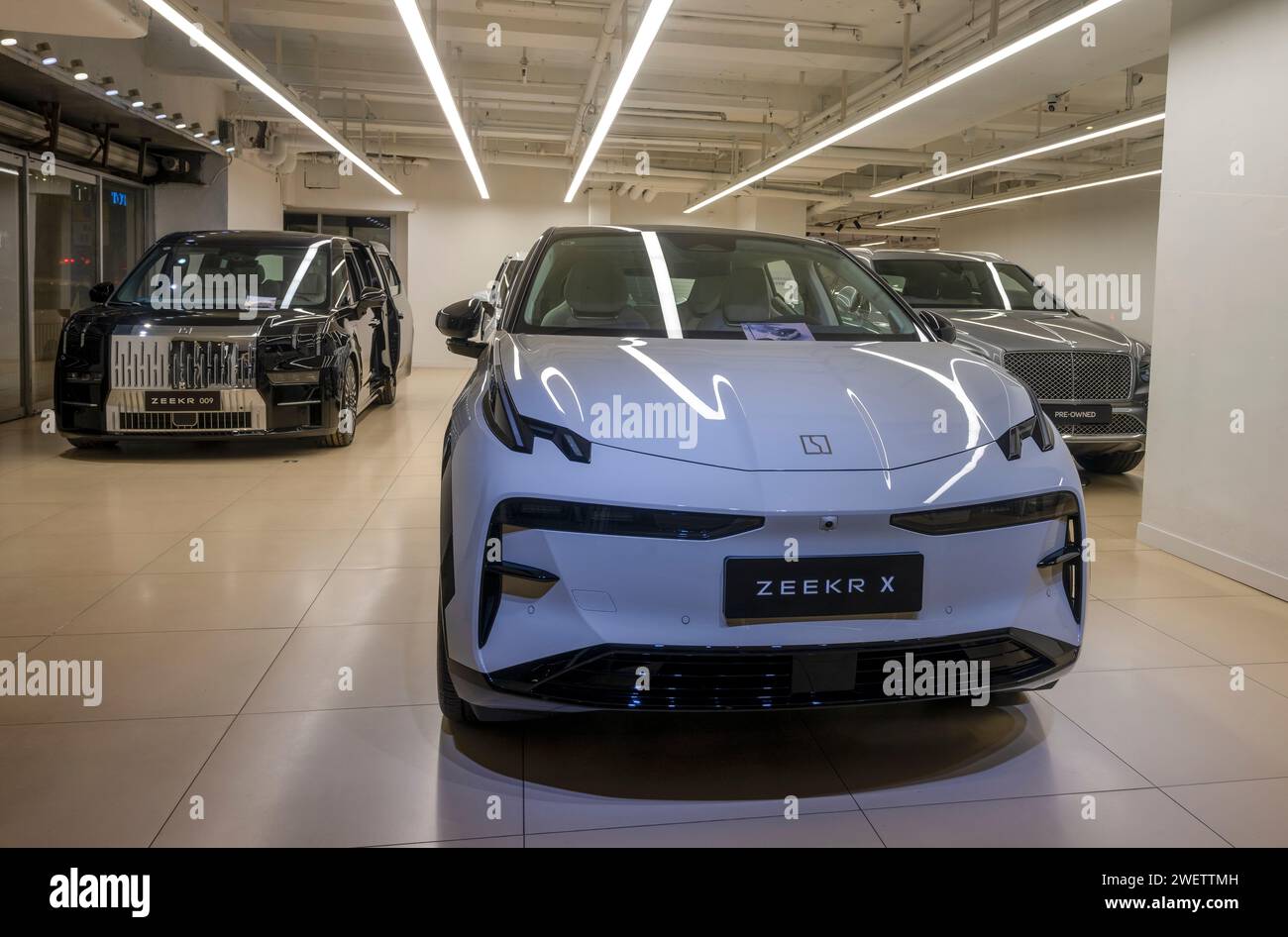 Chinese electric car maker zeekr, Hong Kong, China Stock Photo - Alamy