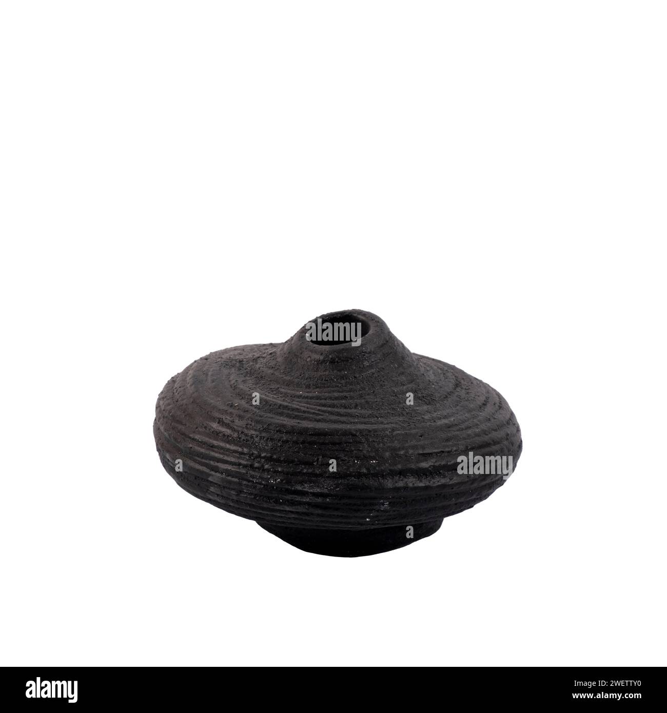 ceramic vase luxury living room decoration object isolated Stock Photo ...