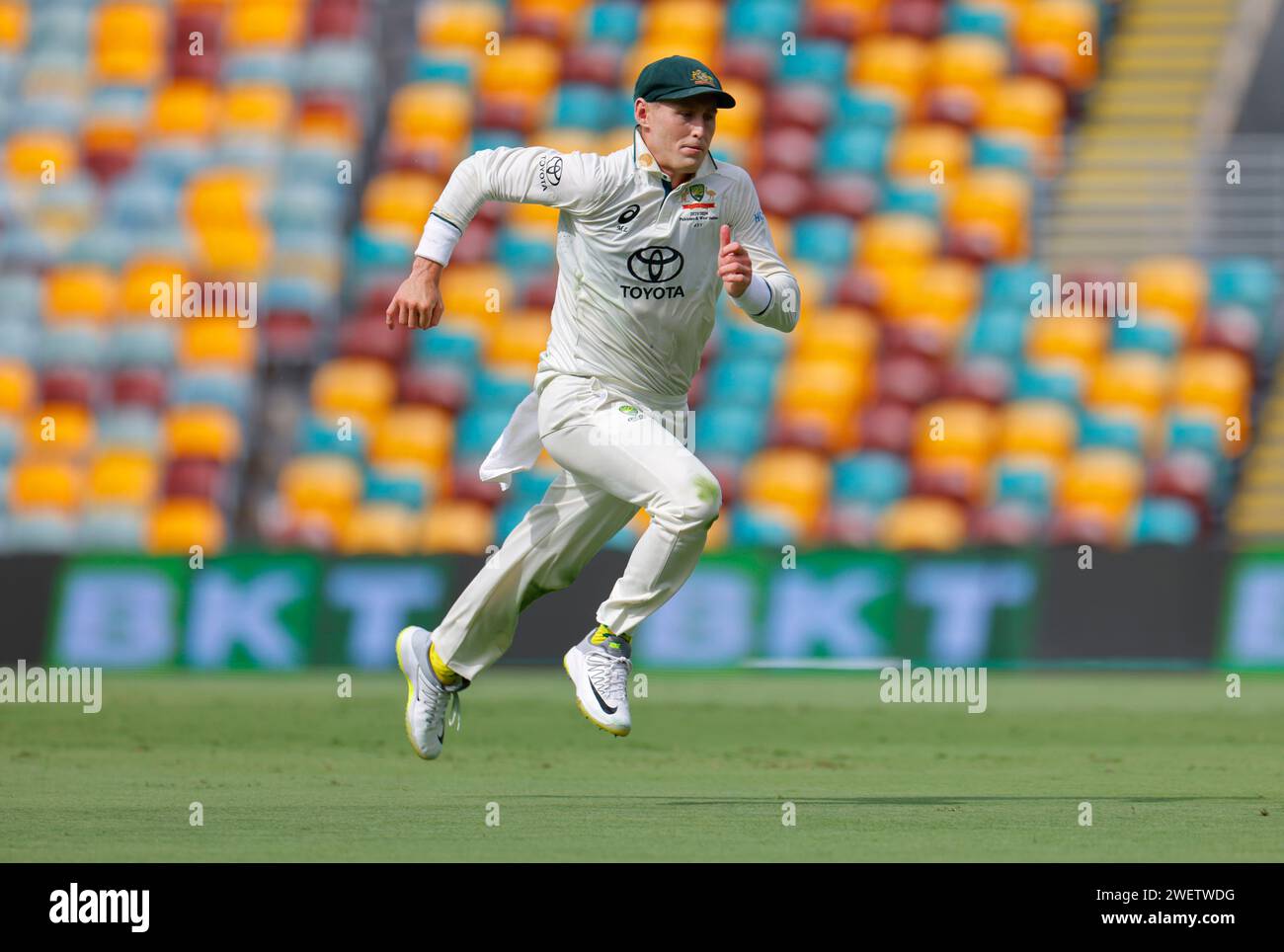 Brisbane, Australia. 27th Jan 2024. Marnus Labuschangne (33 Australia ...