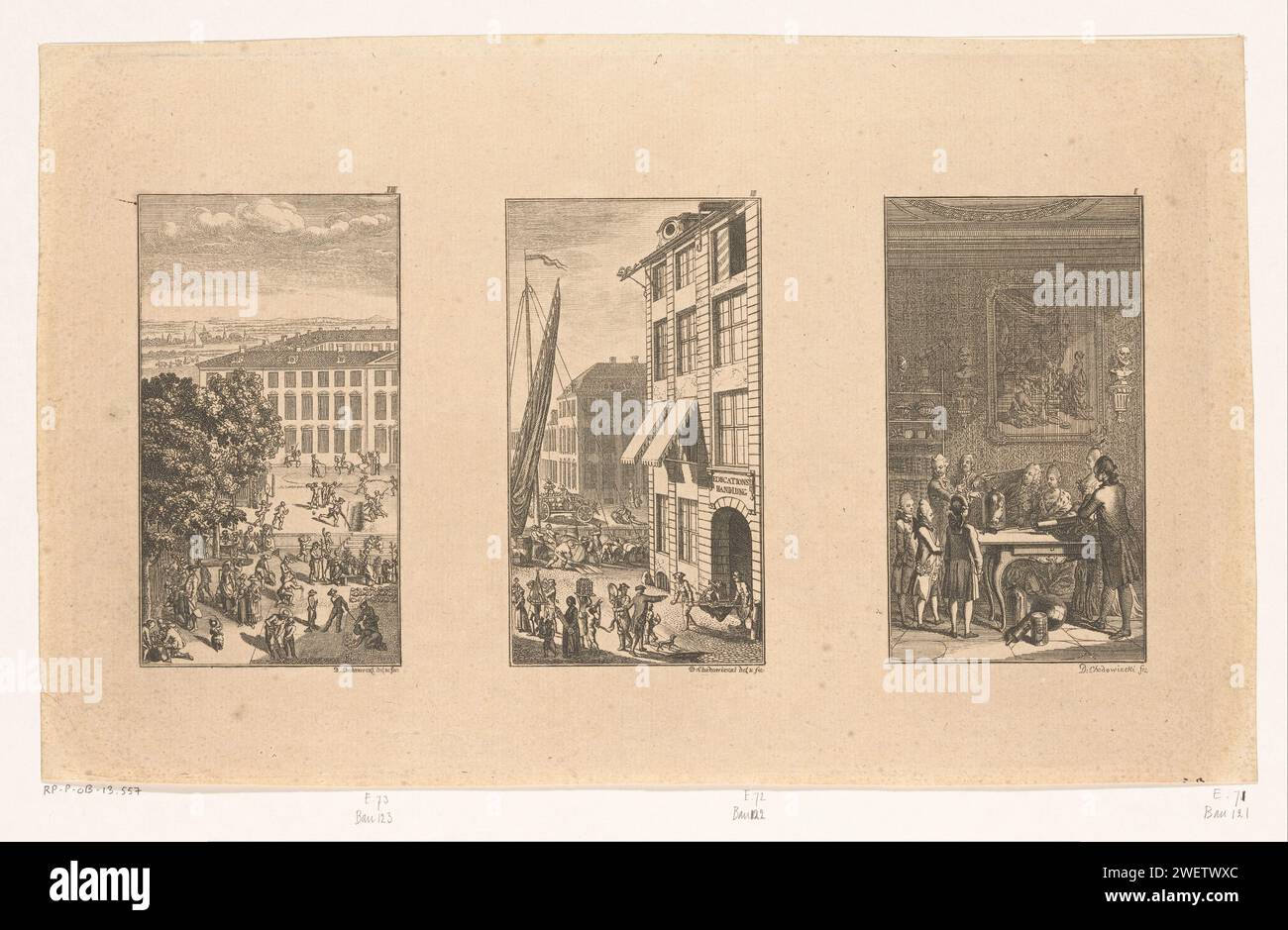 Three illustrations for Basedow's Agathokrator, Daniel Nikolaus ...