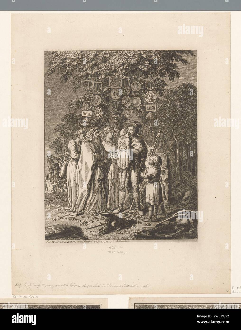 Germanic general Arminius Coasts a injured square for the holy oak ...