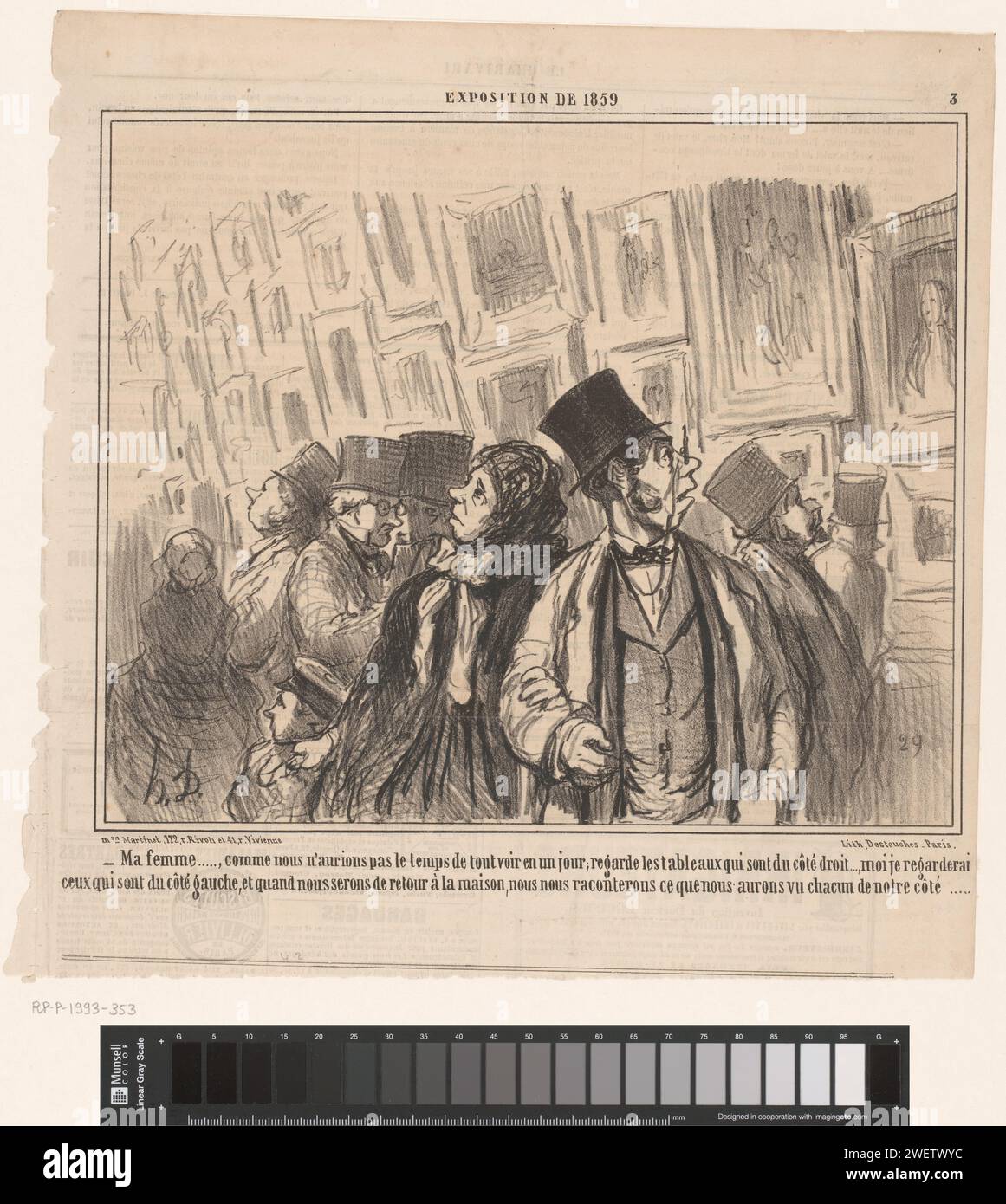 Honoré daumier 1859 hi-res stock photography and images - Alamy