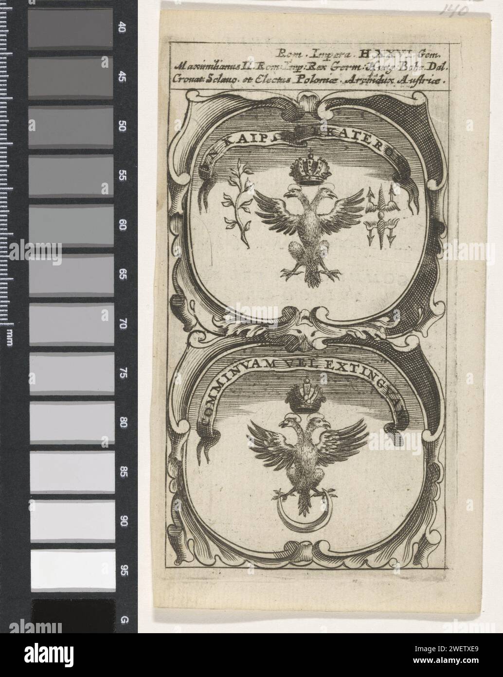 Double -headed eagle / double -headed eagle on a half moon, Anonymous ...