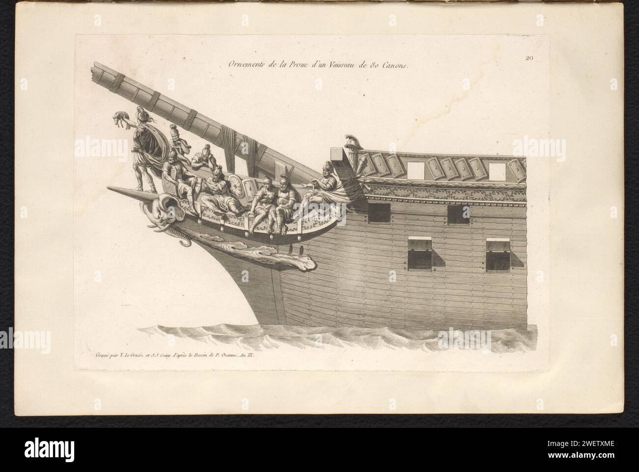 Engraving of a figurehead engraving hi-res stock photography and images ...