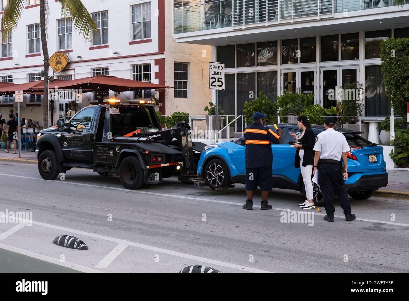 Miami, USA. 23th Oct, 2023. Miami South Beach tow Stock Photo - Alamy