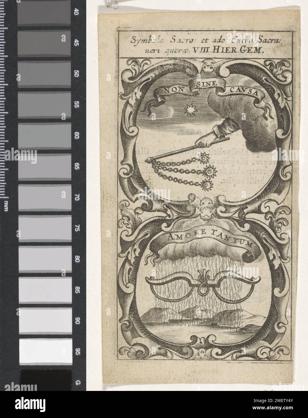 Hand with battle / rain cloud with Juk, Anonymous, After Aegidius ...