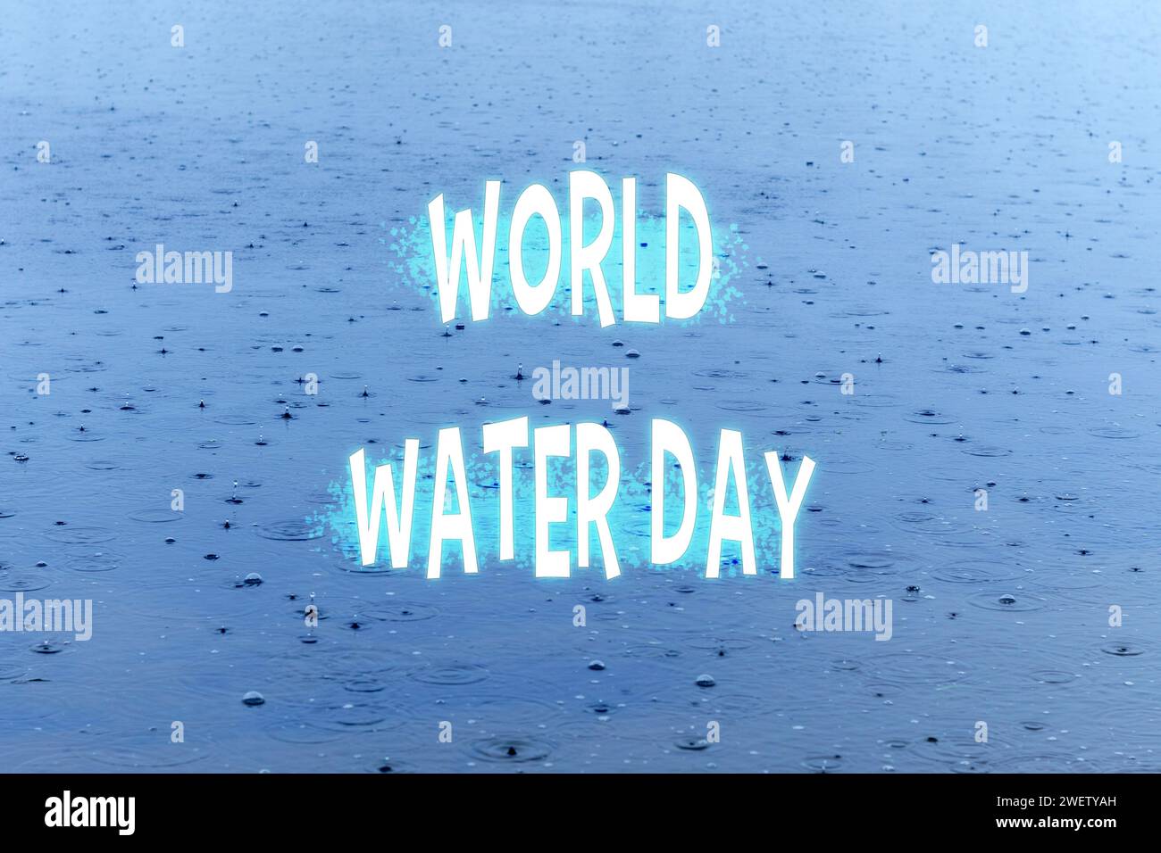 World Water Day text overlaid, emphasizing the importance of water ...