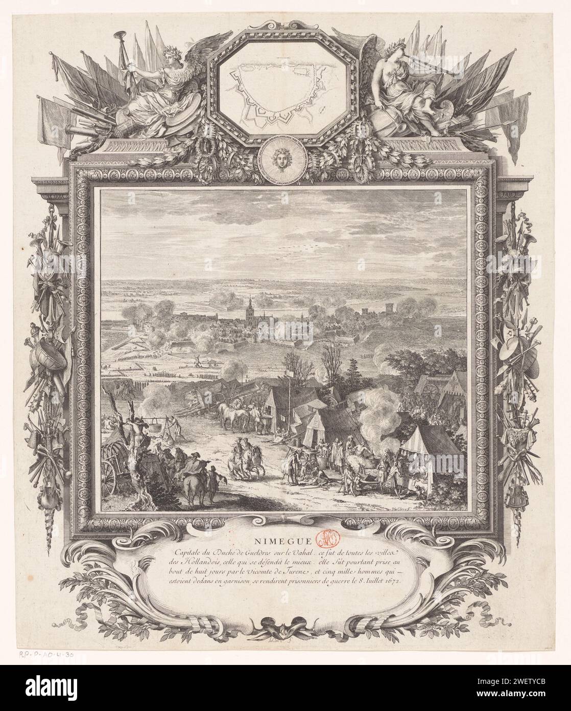 Conquest of Nijmegen by the French armies on July 8, 1672, Sébastien Leclerc (I), 1683 - 1694 ...