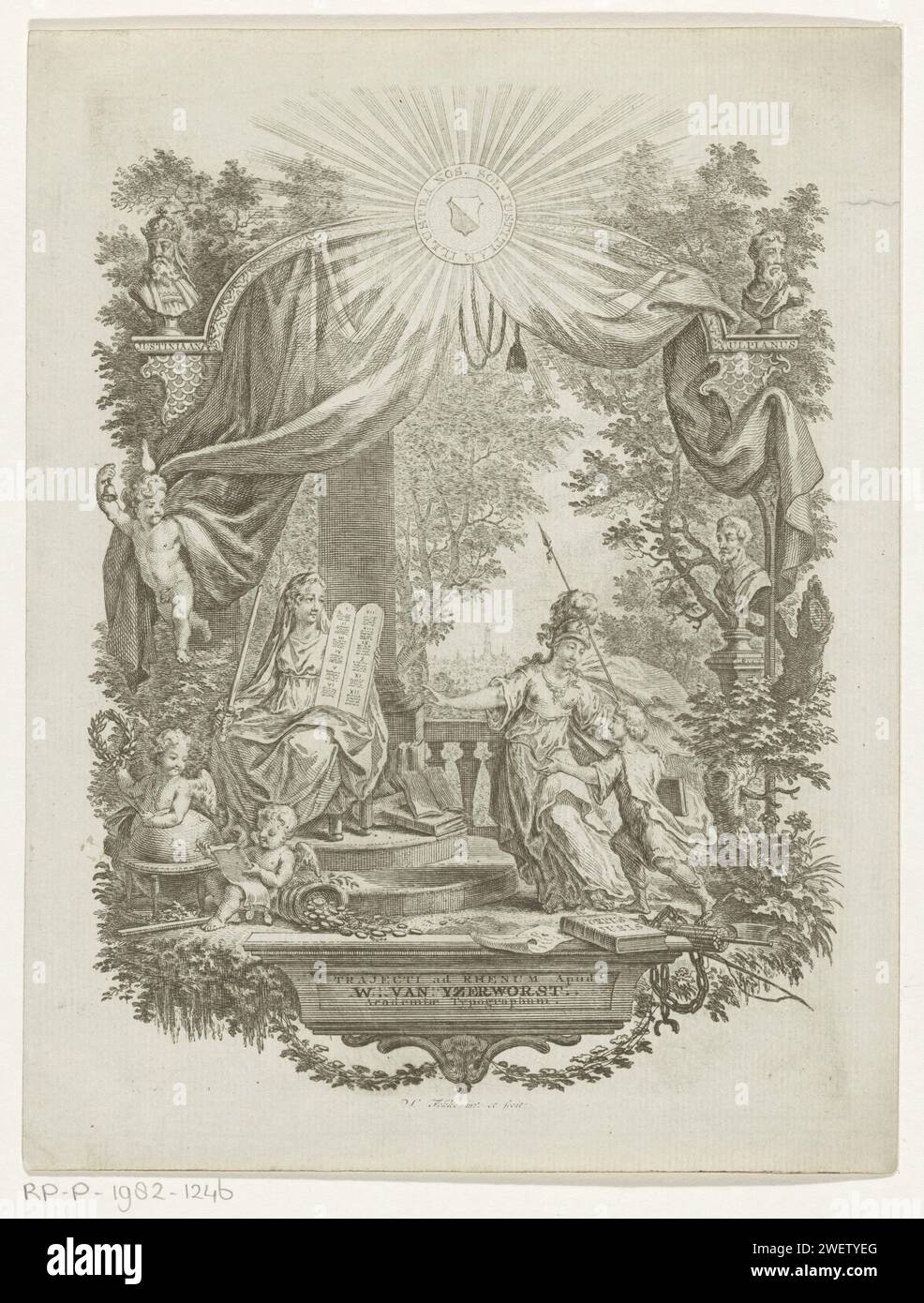 Minerva receives a young man, 1791 - 1800 print Minerva receives a ...