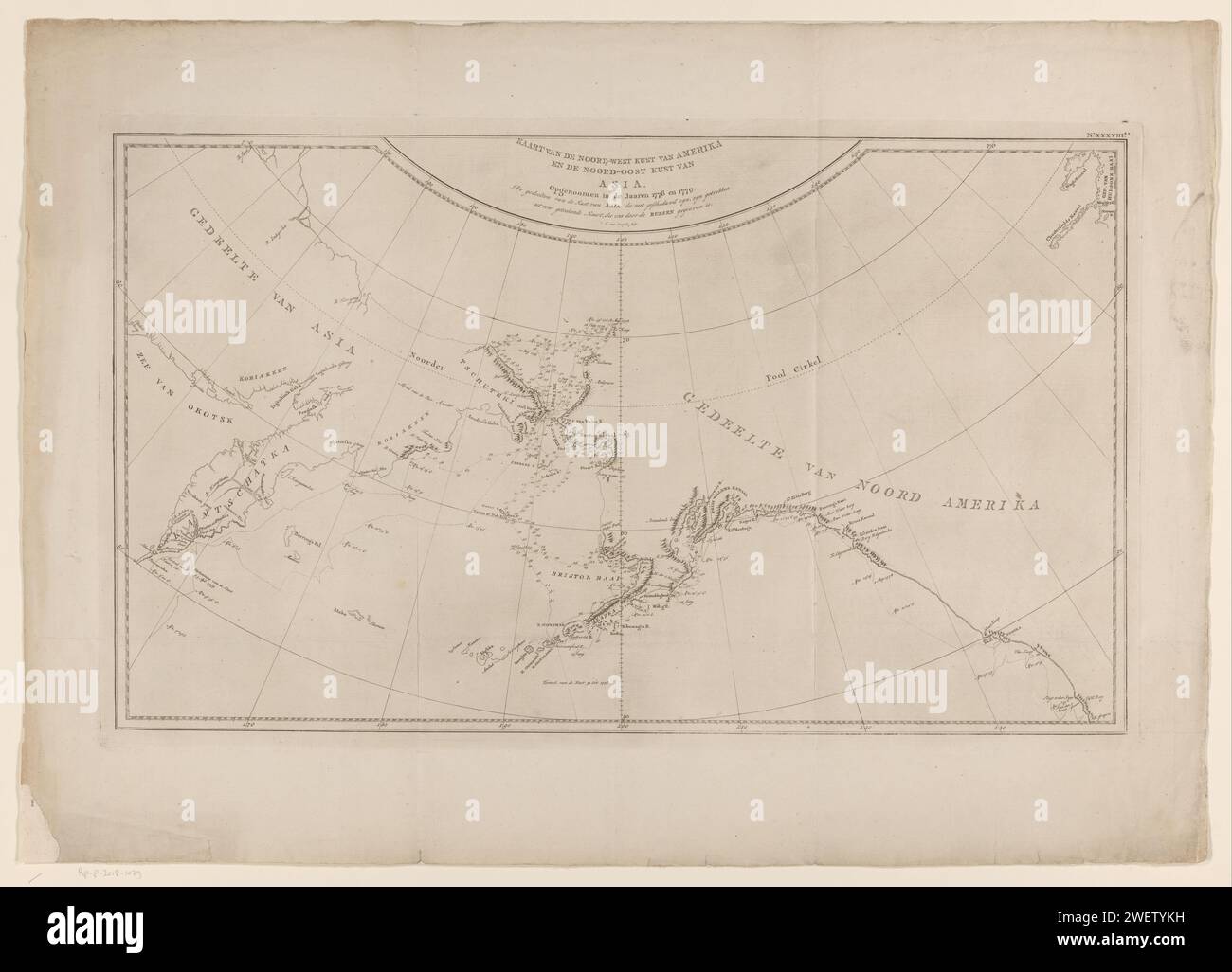 Sea card of the northwest coast of America and the northeast coast of ...