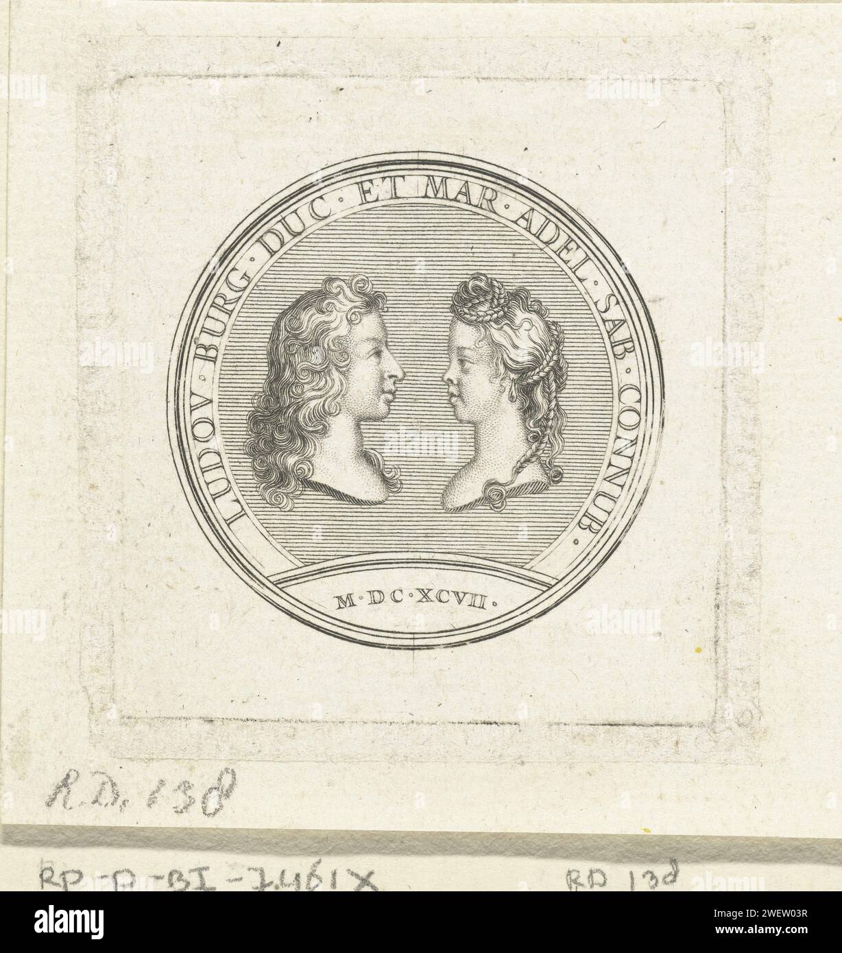 Penning with Bustes of the Duke and Duchess of Burgundy, Gerard ...