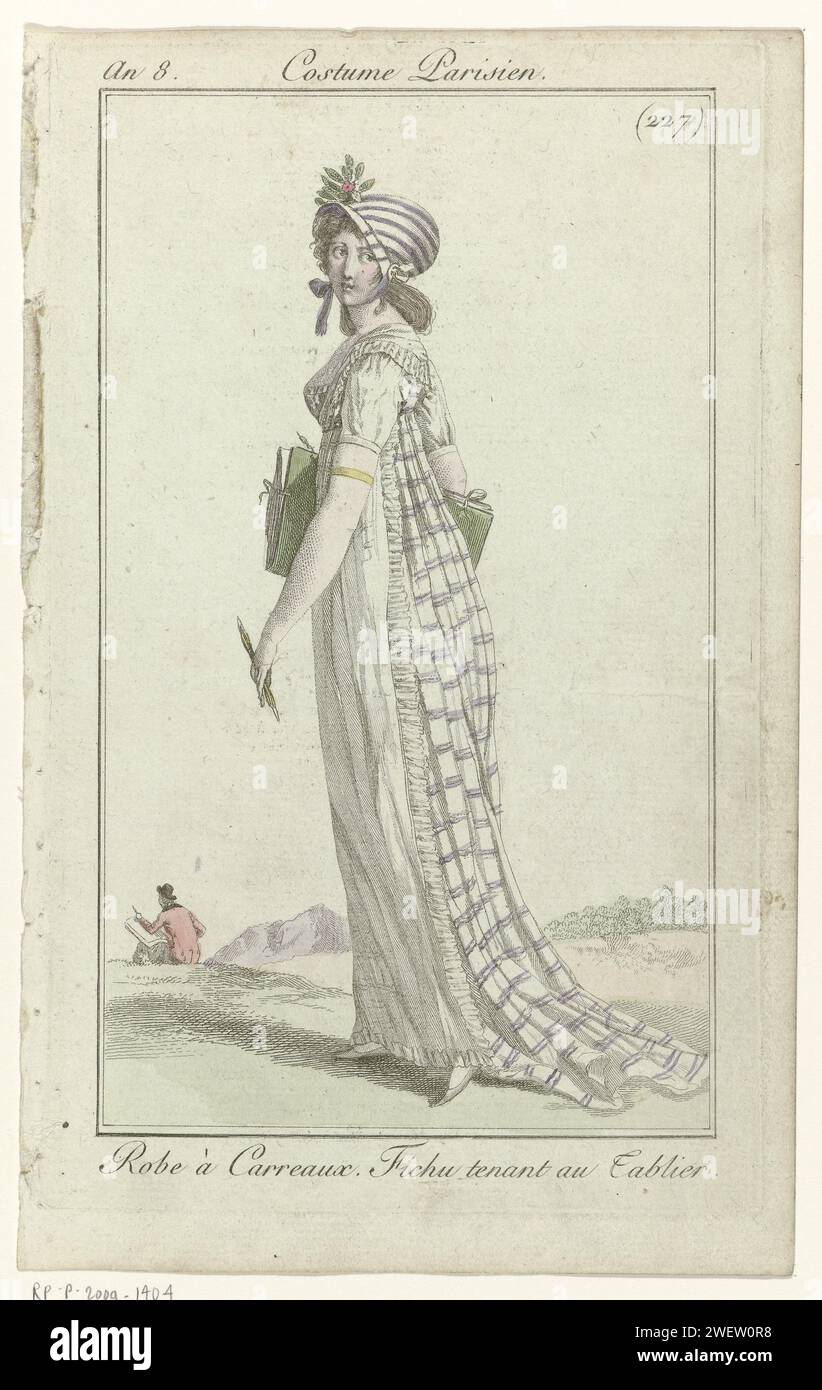 Journal of ladies and fashions, Parisian costume, July 4, 1800, year 8 ...