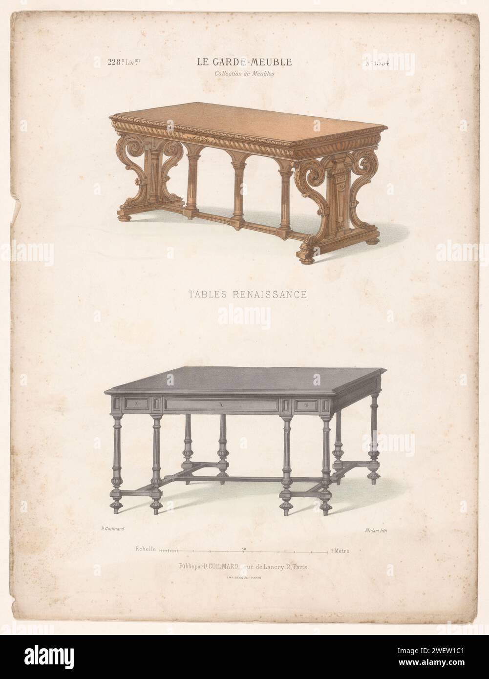 Two renaissance tables hi-res stock photography and images - Alamy