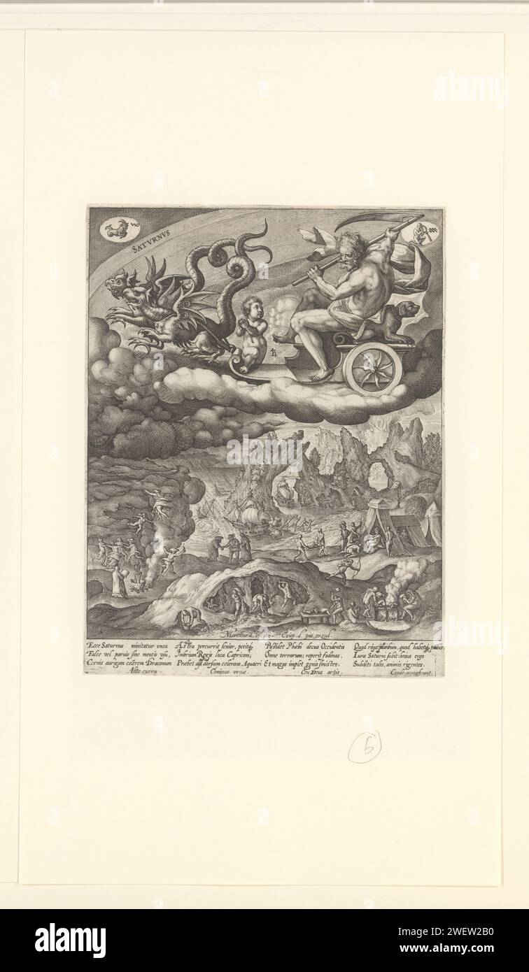 Jupiter, Crispijn van de Passe (I), After Maerten de Vos, 1589 - 1611 ...