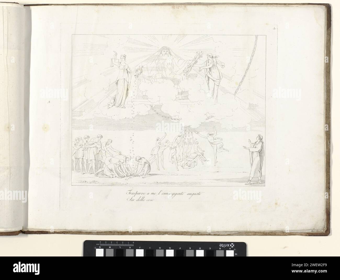 Appearance of the God Jupiter to Napoleon, Teodoro Matteini, 1808 print ...