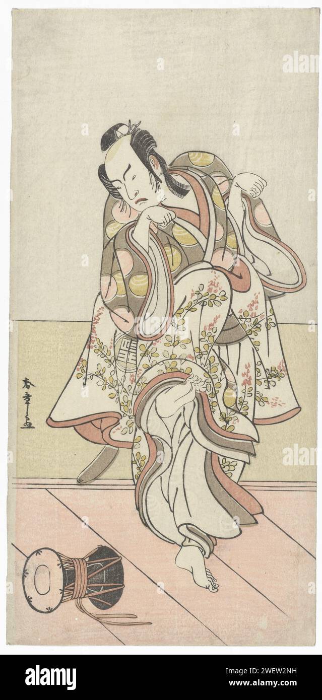 DANCE ACCORDER, AFTER 1750 - Bions of 1792 print The actor Arashi ...