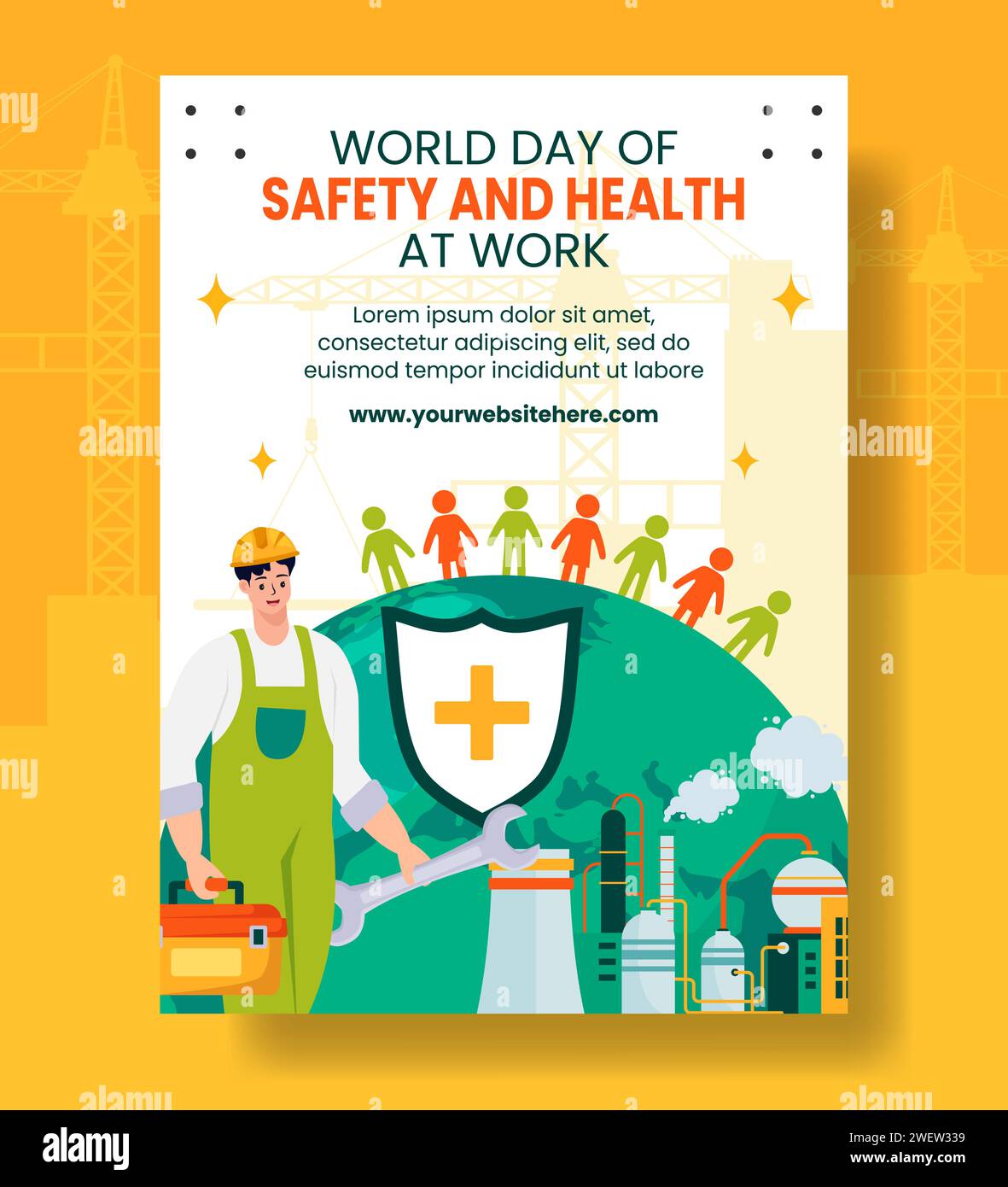 Work safety poster hi-res stock photography and images - Alamy