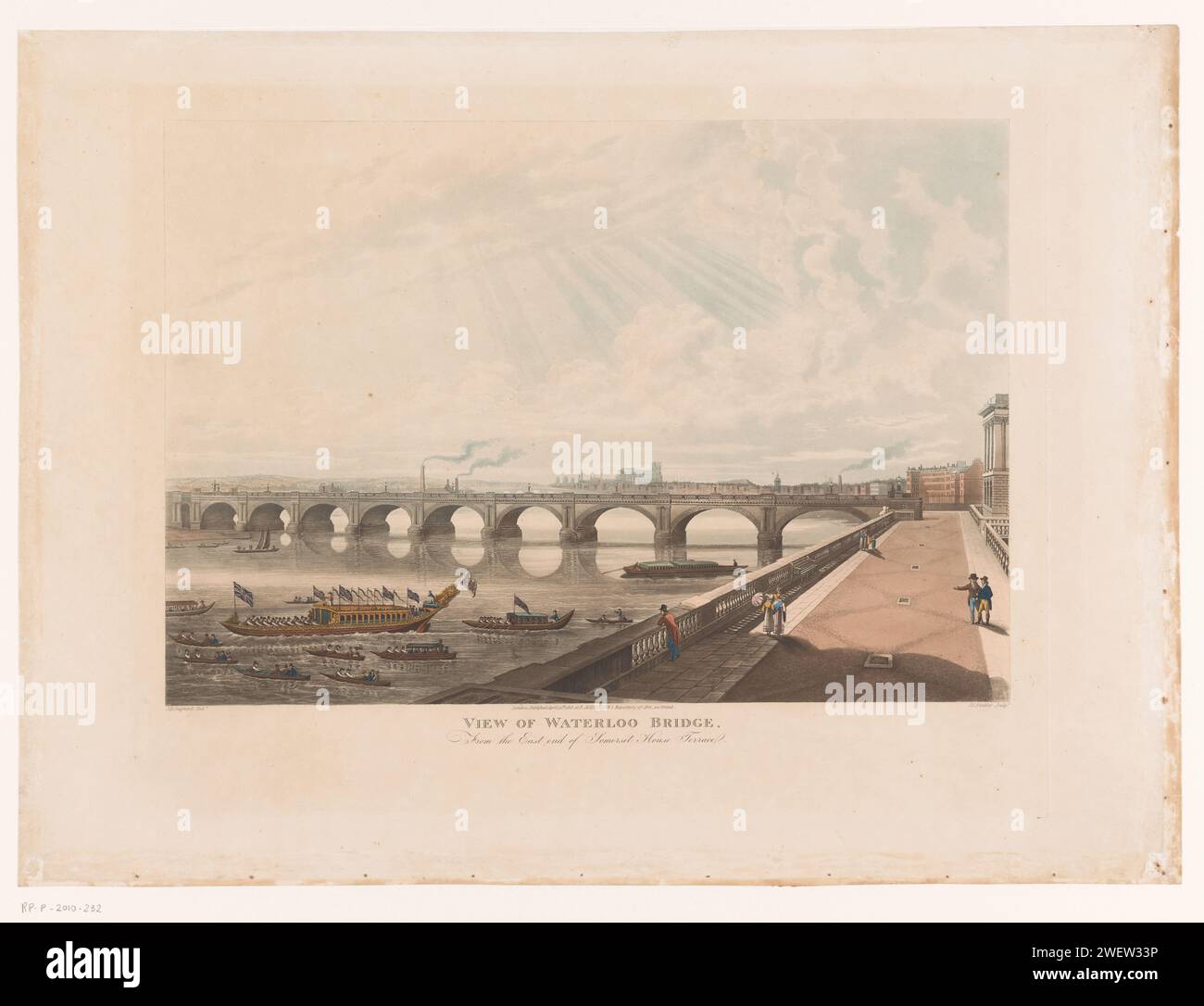 The thames from the terrace of somerset house hi-res stock photography ...