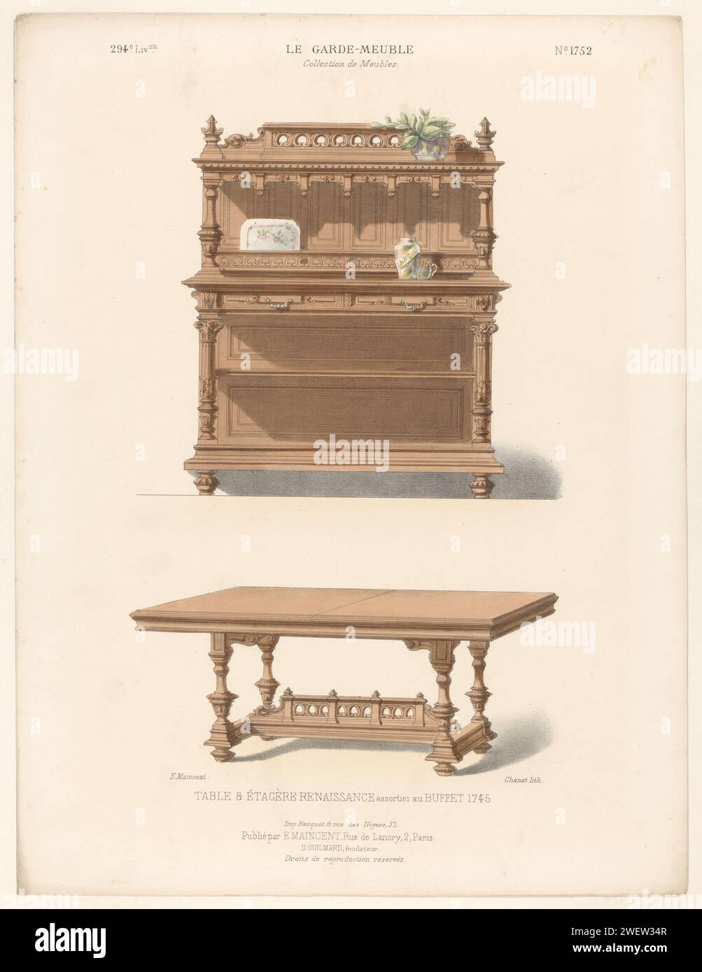 Renaissance open cupboard hi-res stock photography and images - Alamy