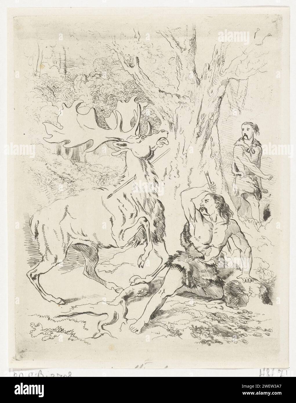 Aeddon saves the life of Kaibar, Karel Frederik Bombled, 1852 - 1902 ...