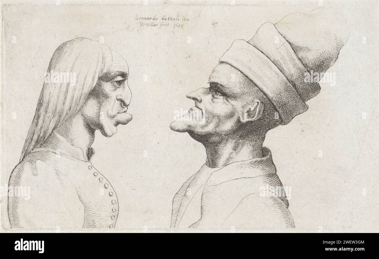 Caricatures leonardo da vinci hi-res stock photography and images - Alamy