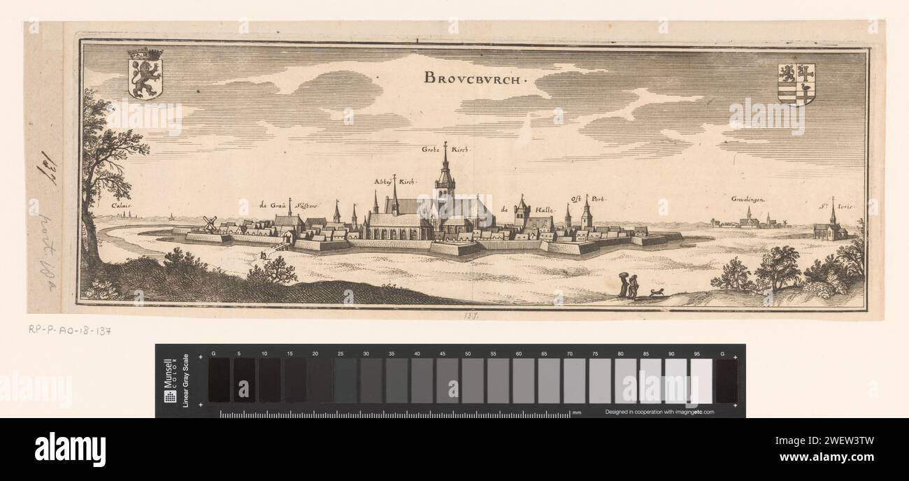 Considered to Bourbul, Capaar Merian, 1654 - C. 1700 print View of ...