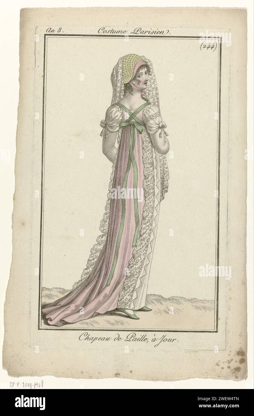 Journal of the ladies and fashions, Parisian costume, Sept. 12, 1800 ...