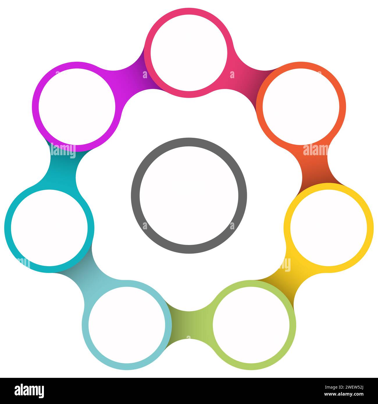 colored template of business info graphic with different options ...