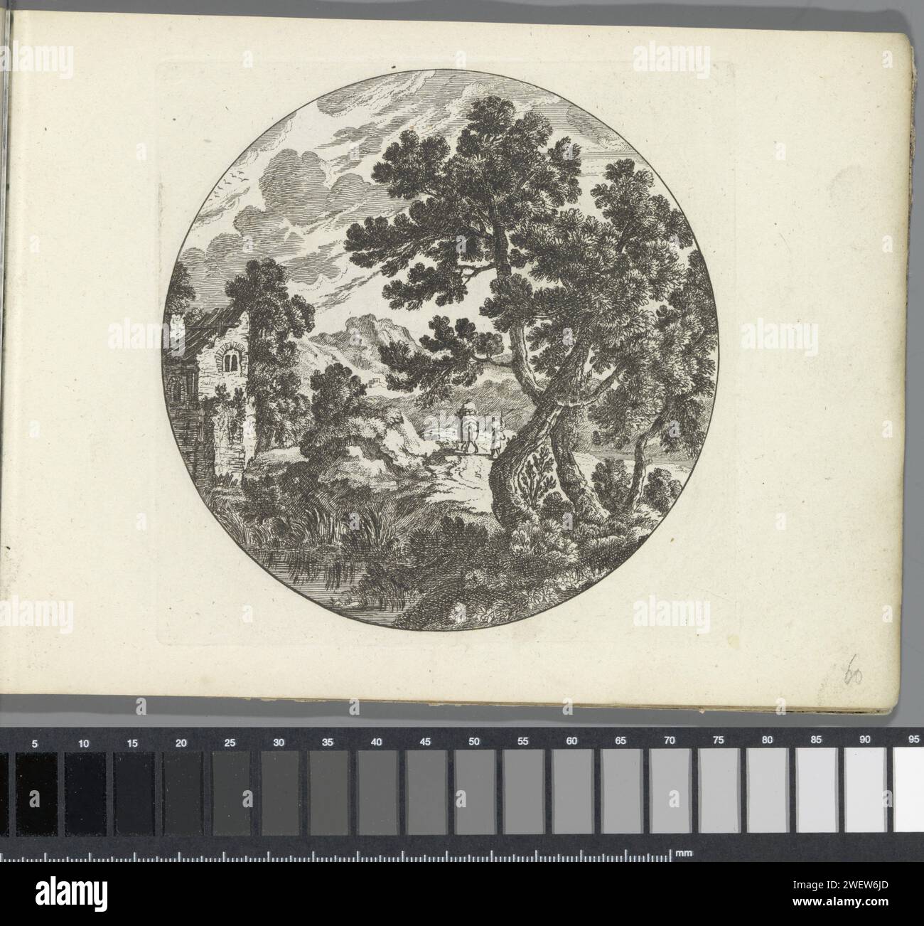 Landscape with trees, 1787 - 1833 print Landscape with trees. In ...