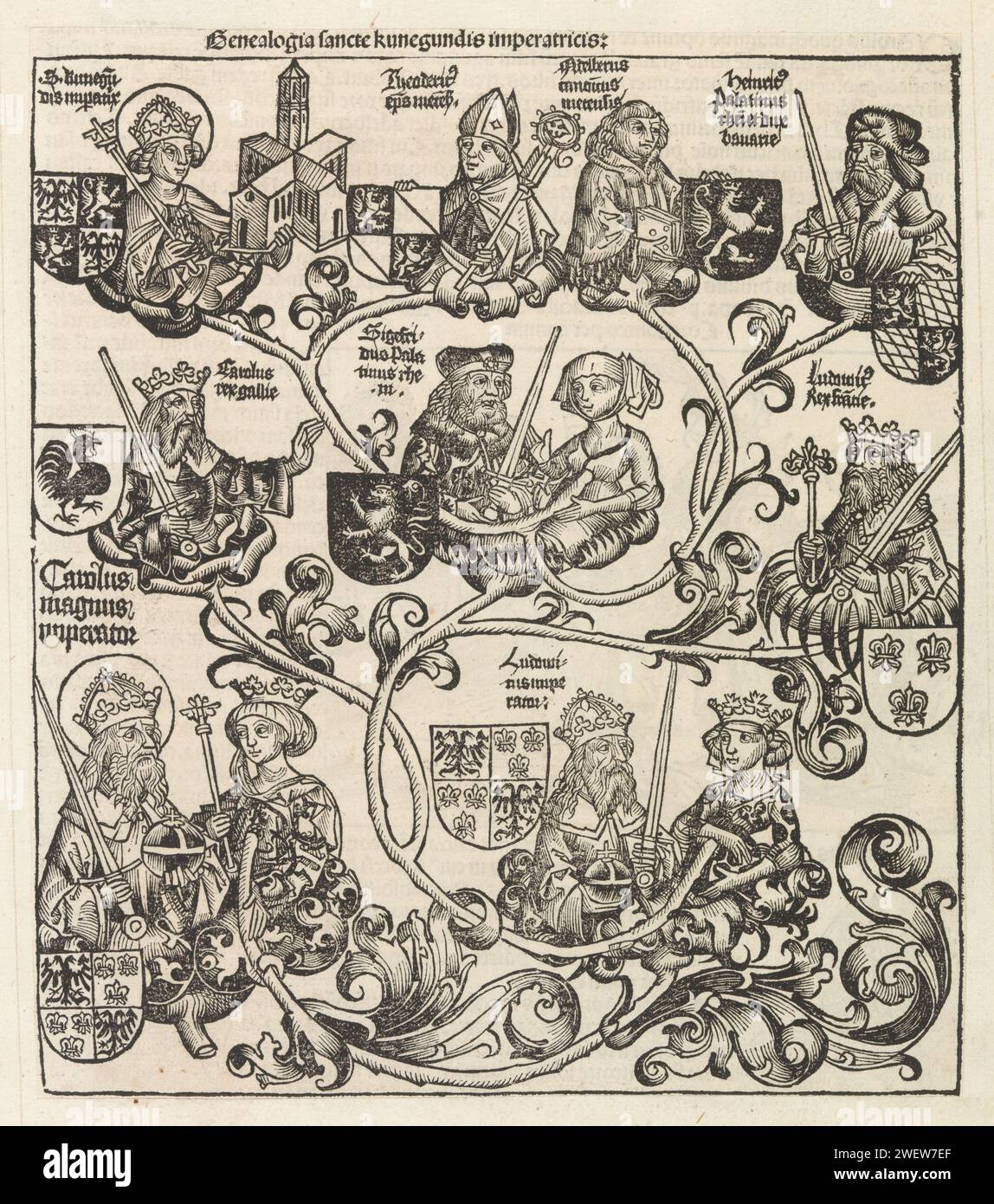 Origin of Cunegonde from Luxembourg, Michel Wolgemut (workshop of ...