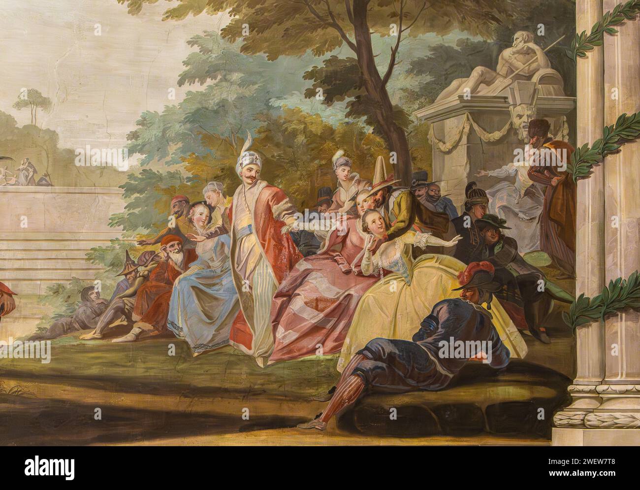 Exotic rococo frescoes hi-res stock photography and images - Alamy