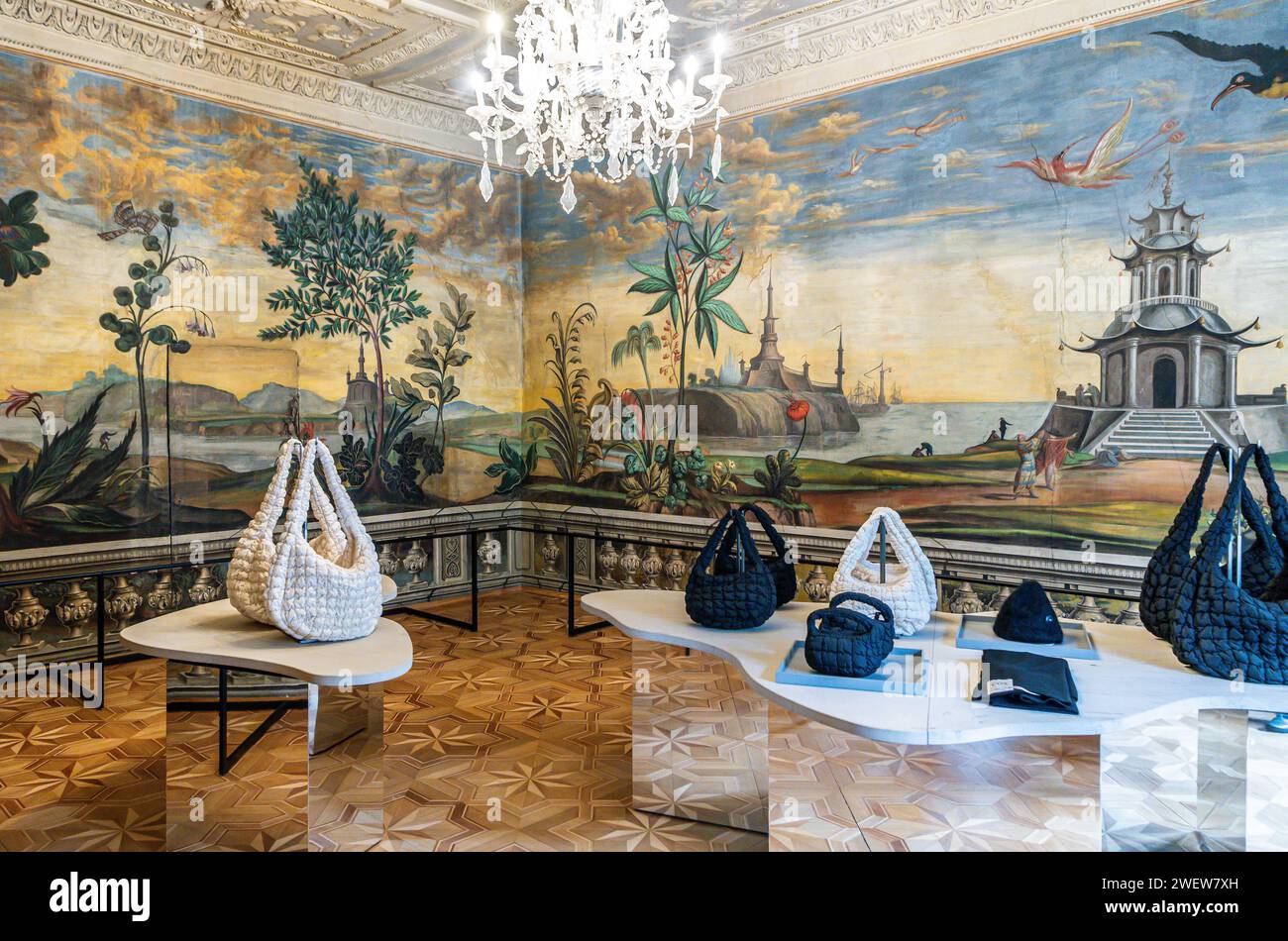 Rococo frescoes by italian painter Karl Henrici ( 1737-1823) at Menz ...