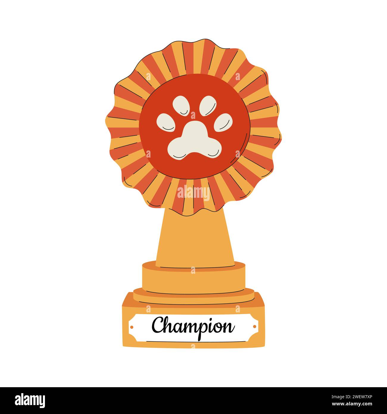 Cartoon trophy Stock Vector Images - Alamy