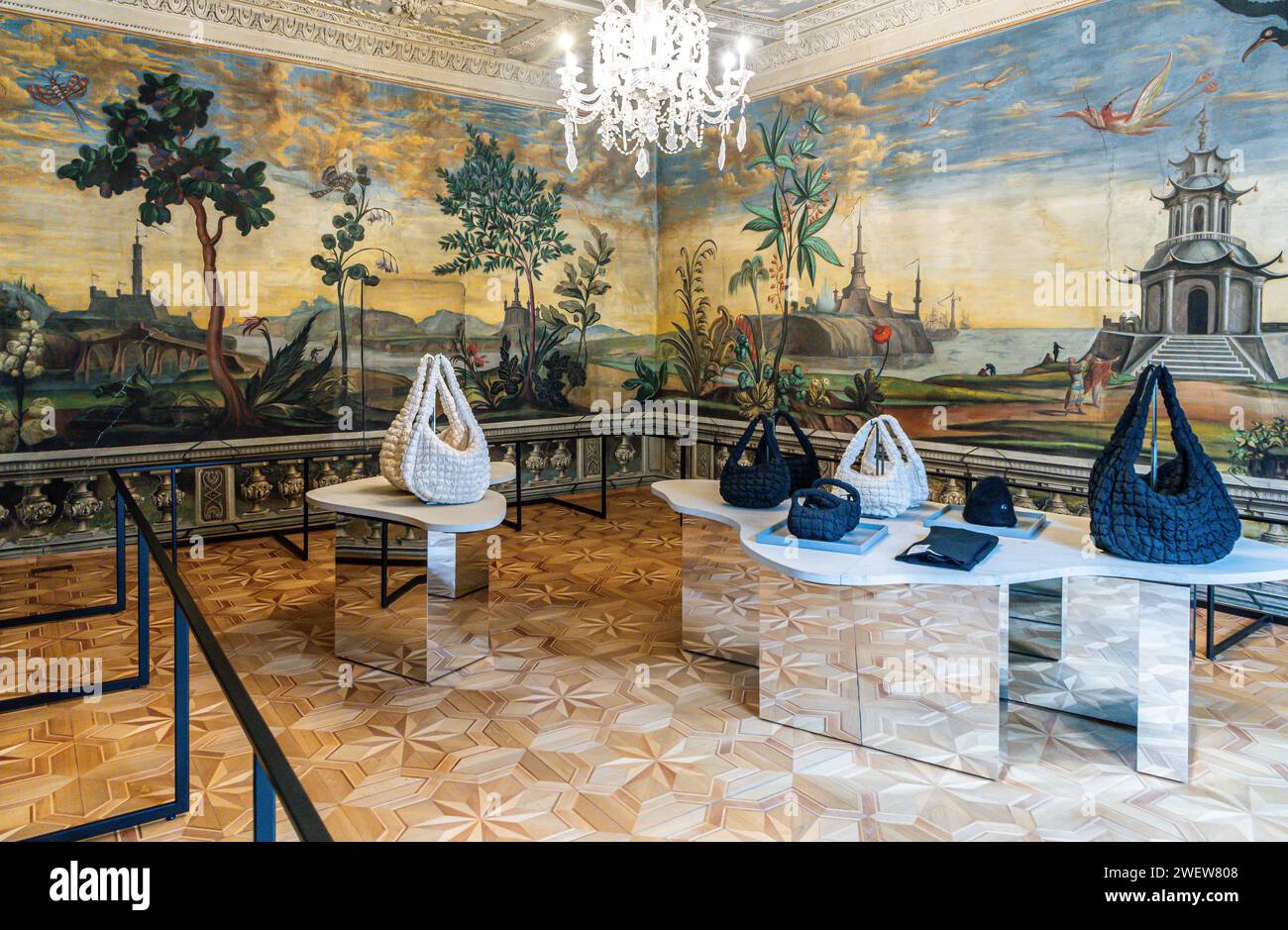Rococo frescoes by italian painter Karl Henrici ( 1737-1823) at Menz ...
