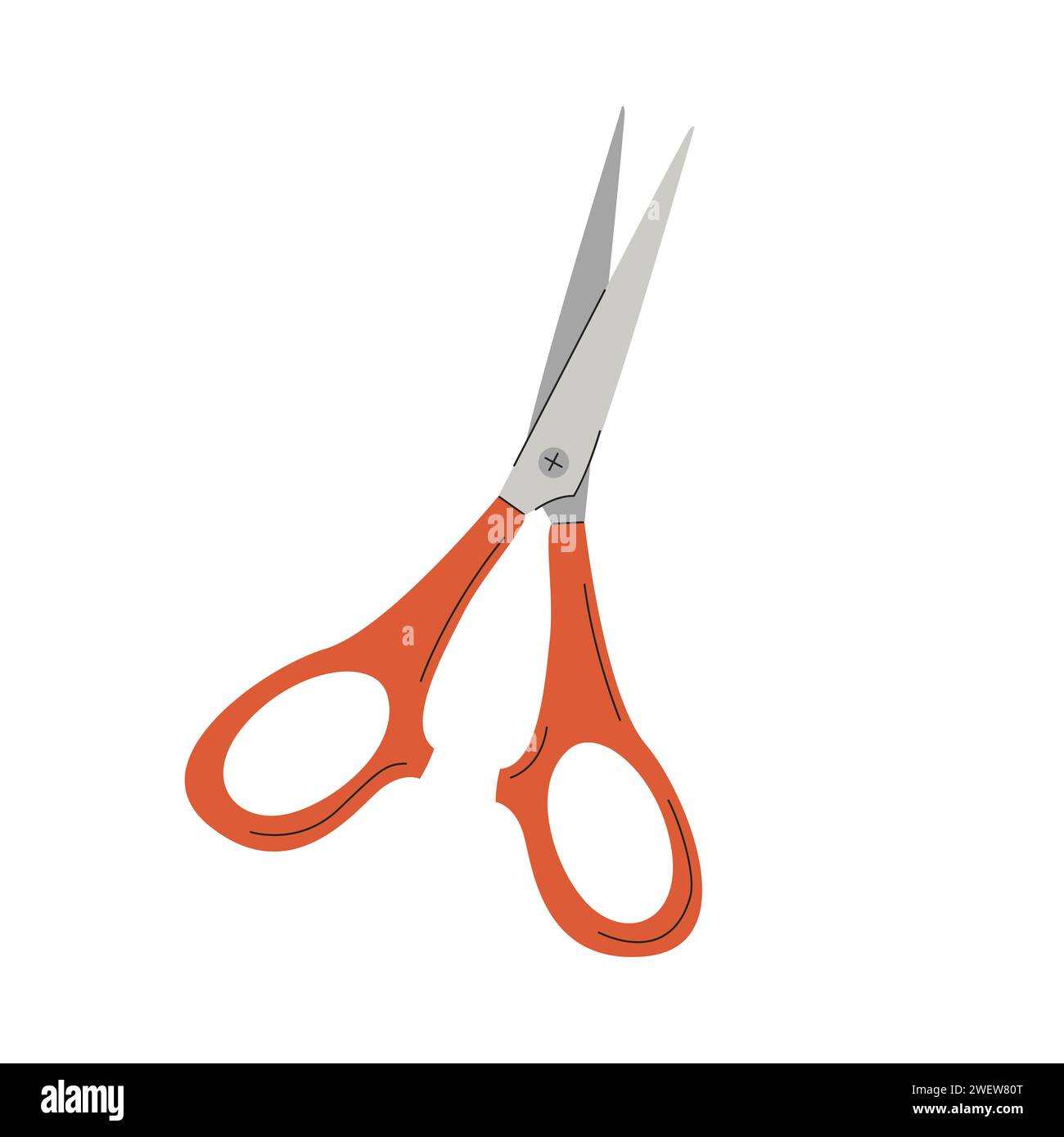 Scissors. A professional tool for hairdressing, grooming salon ...