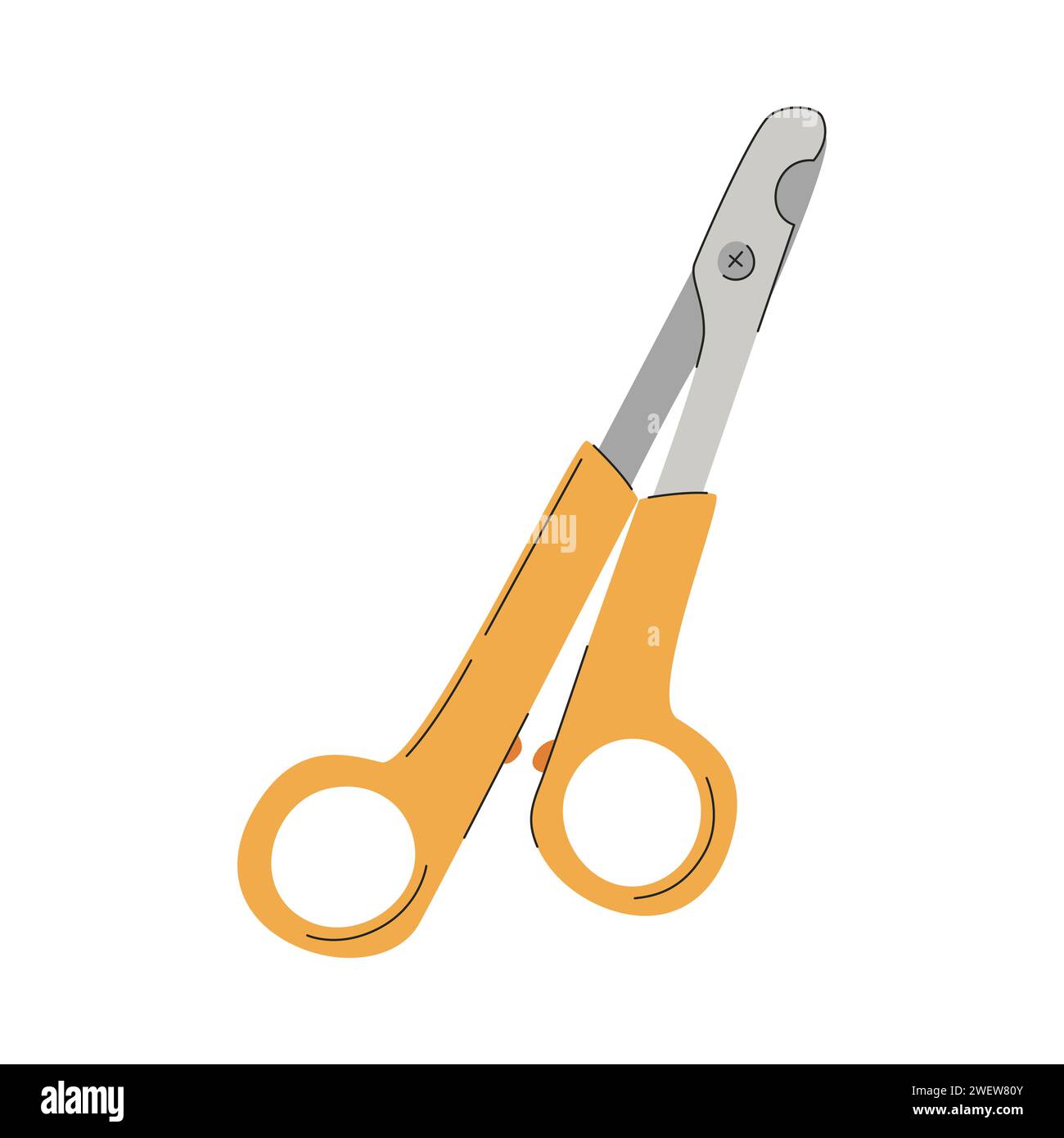 Claw cutter for Pet. A pet care item. A flat vector illustration ...