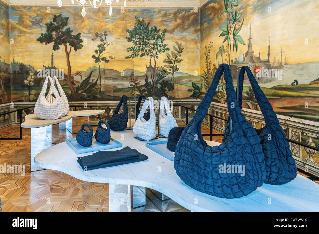 Rococo frescoes by italian painter Karl Henrici ( 1737-1823) at Menz ...