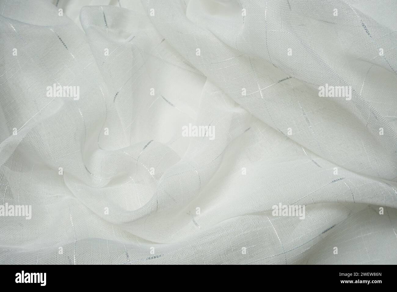 White fabric texture abstract hi-res stock photography and images - Alamy