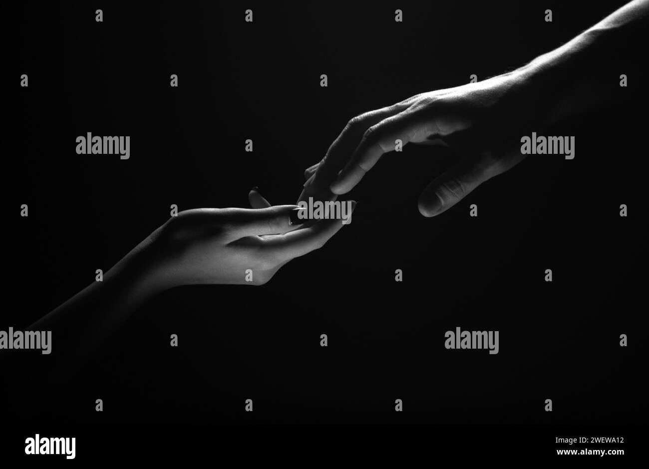 Hands at the time of rescue. Friendly handshake, friends greeting ...