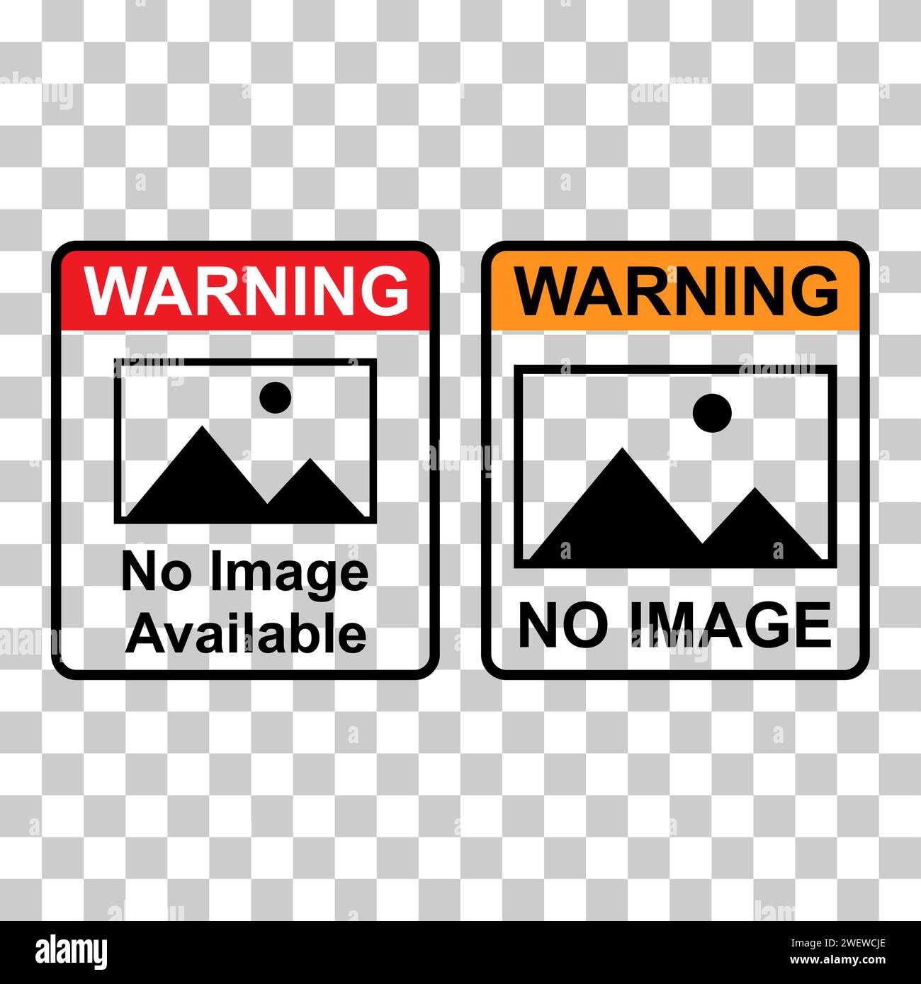 Set of No image vector symbol, missing available icon. No gallery for ...