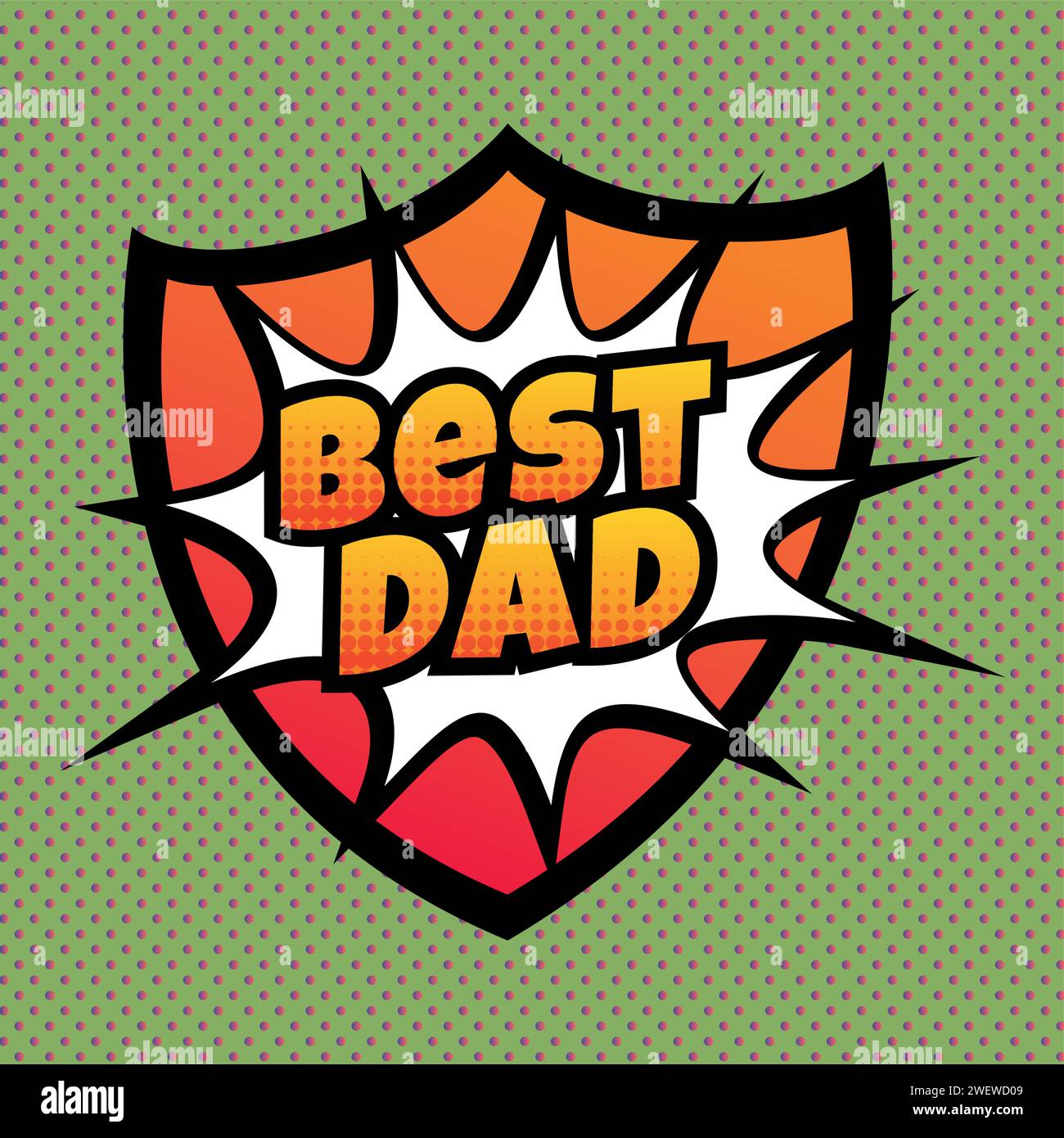 Super dad Fathers day pop art style Stock Vector Image & Art - Alamy