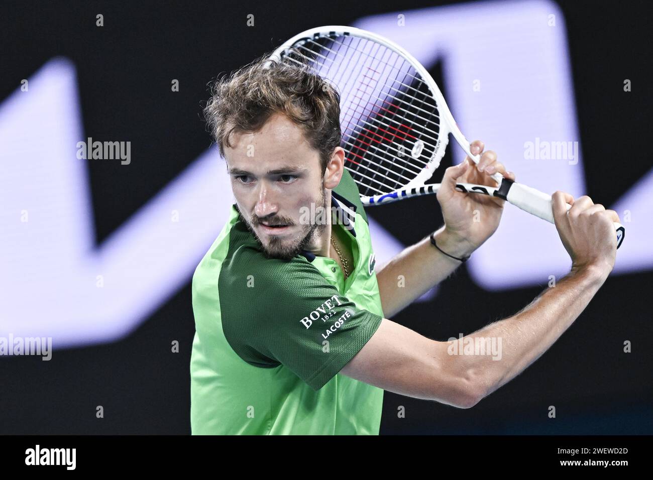 Daniil Medvedev during the Australian Open AO 2024 Grand Slam tennis ...
