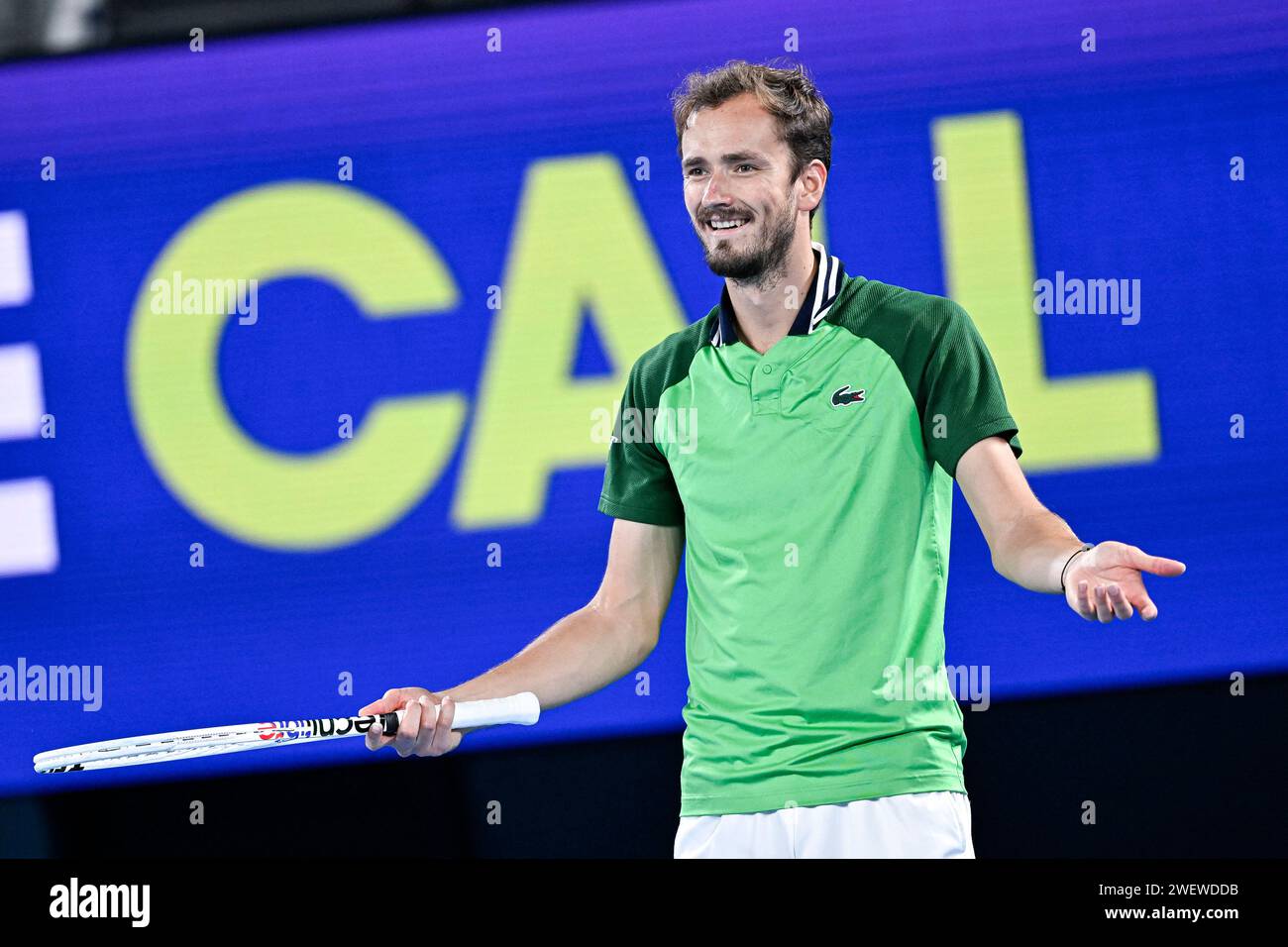 Daniil Medvedev during the Australian Open AO 2024 Grand Slam tennis ...
