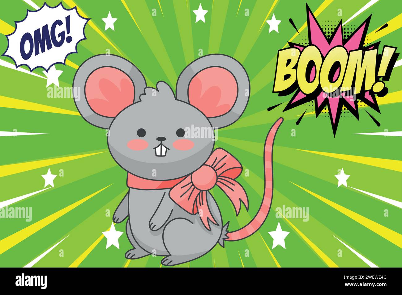 Cute Mouse Couple Love Pop Art Design Vector Image Stock Vector Image And Art Alamy 6446