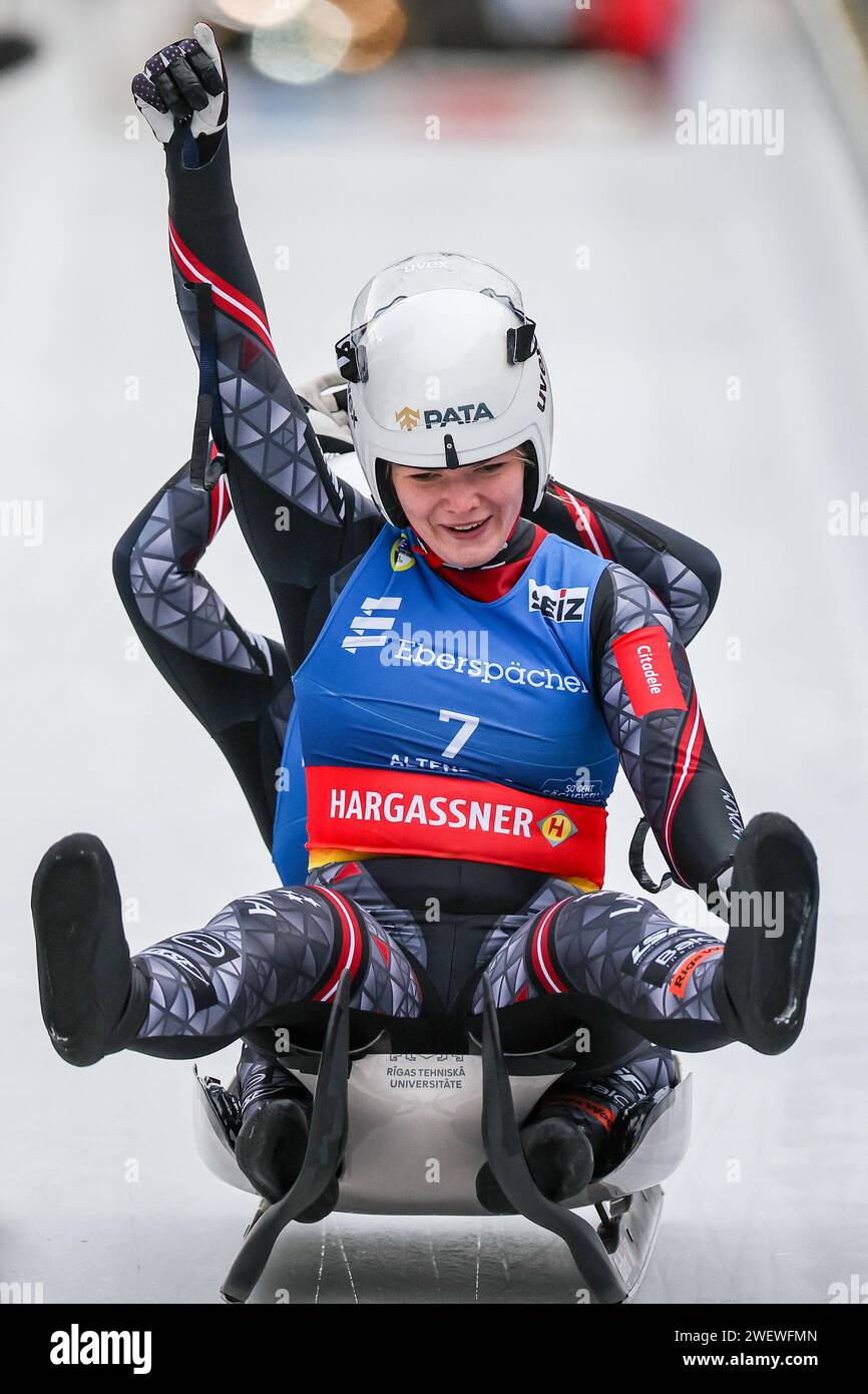 Altenberg, Germany. 27th Jan, 2024. Luge: World Championships, women's ...