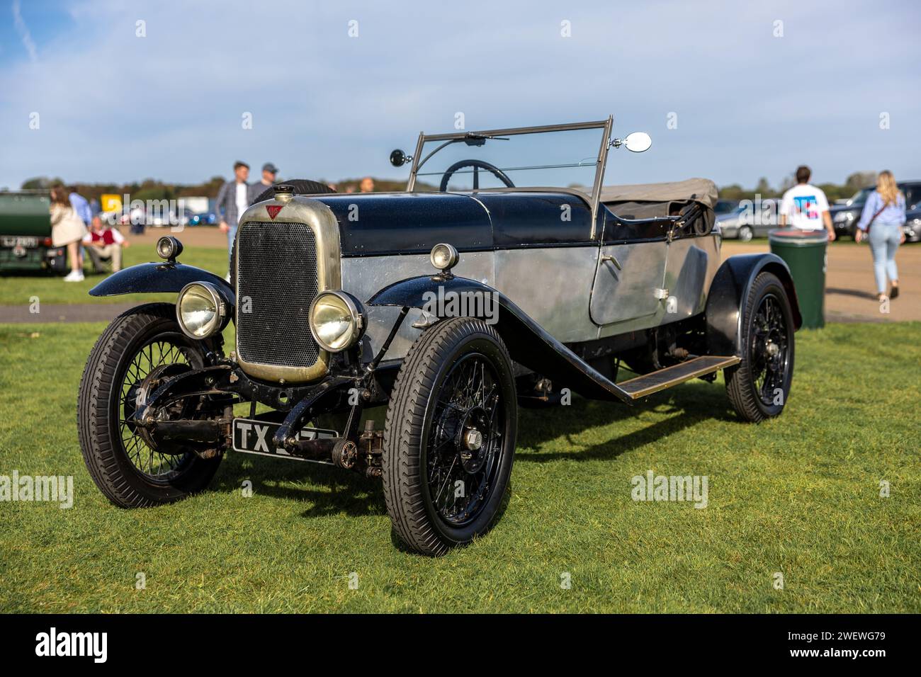 1927 Alvis 12/50 SD, on display at the Bicester Heritage Scramble on 8th October 2023 Stock ...
