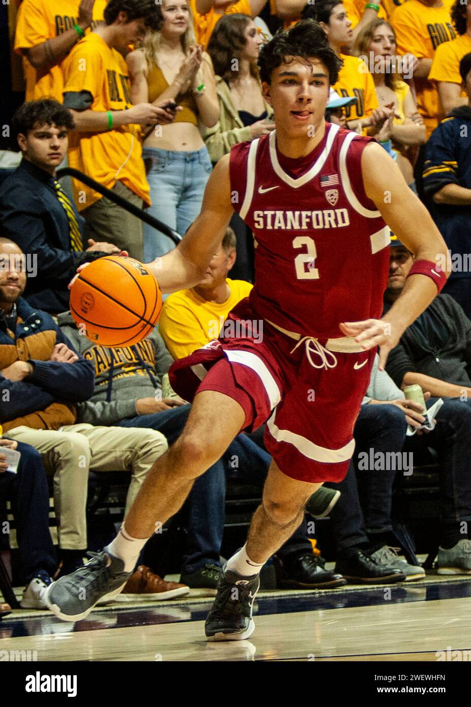 Haas Pavilion Berkeley Calif, USA. 26th Jan, 2024. CA U.S.A. Stanford ...