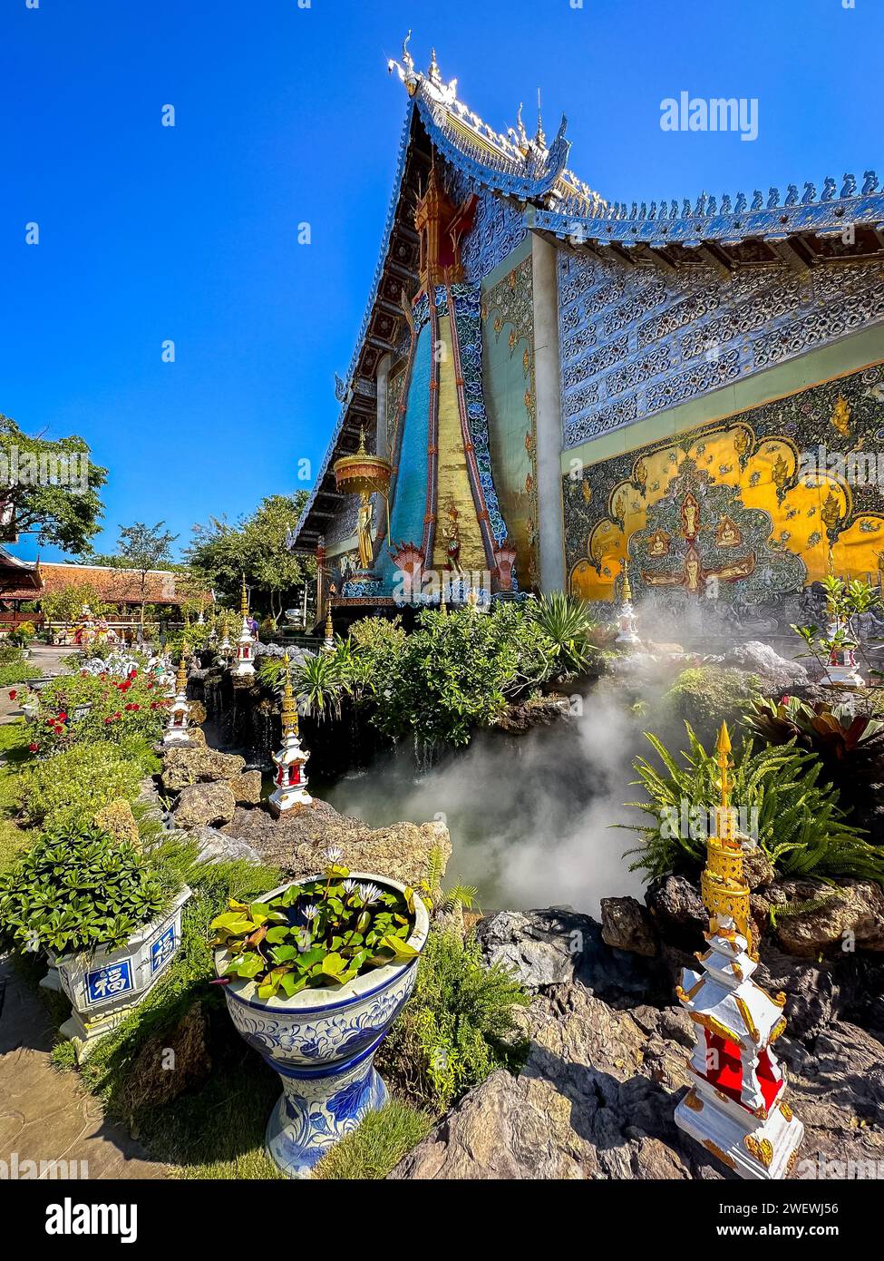 Wat Si Don Muun or Wat Sri Don Moon in Chiang Mai, Thailand Stock Photo ...