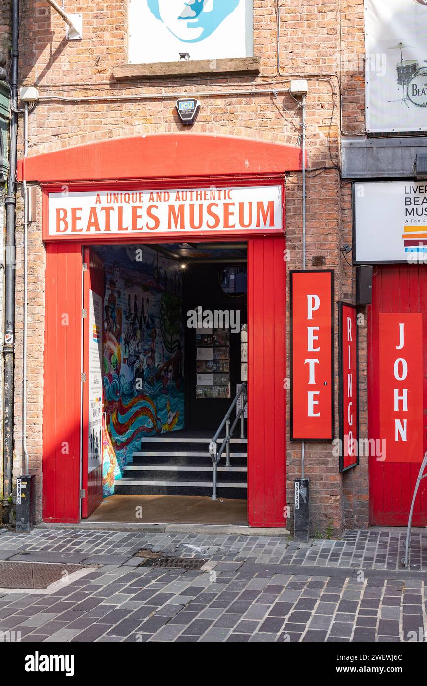 Liverpool, united kingdom May, 16, 2023 View of the entrance to the ...